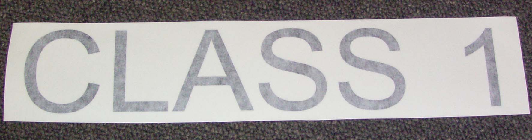 decal class 1