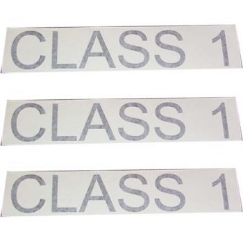 DECAL CLASS 1